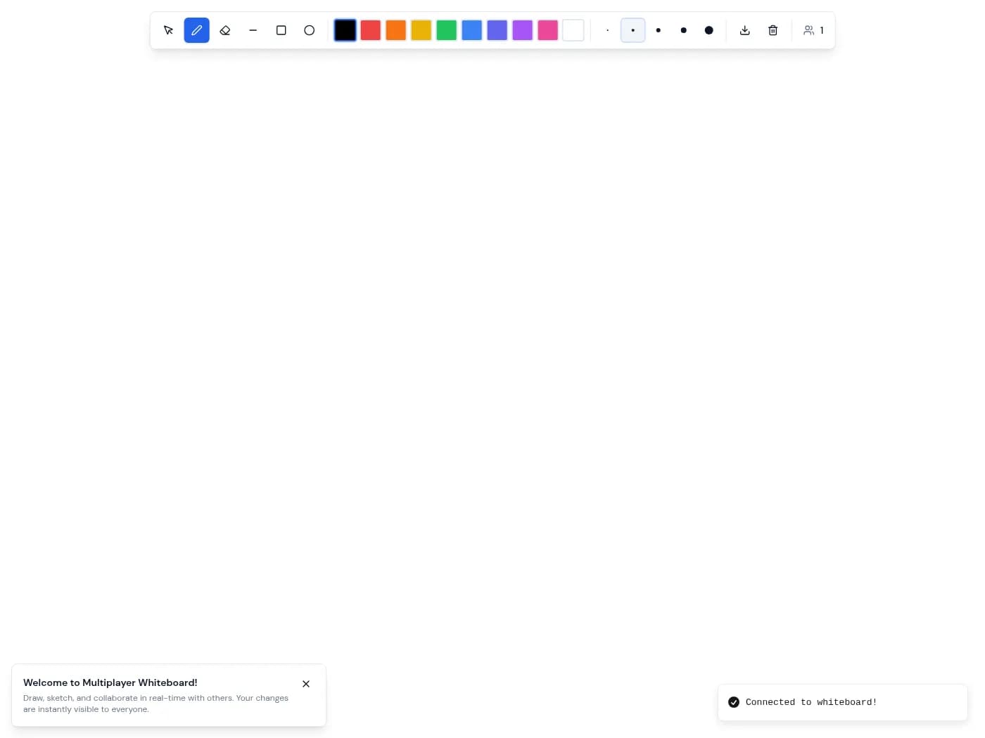 Multiplayer Whiteboard Collaboration Platform
