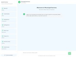Municipal Services Chatbot