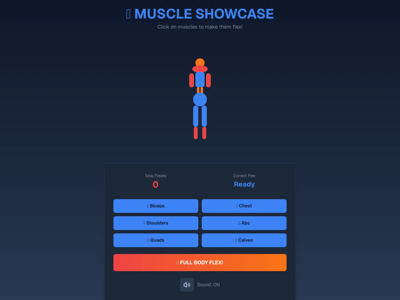 Muscle Showcase Animation