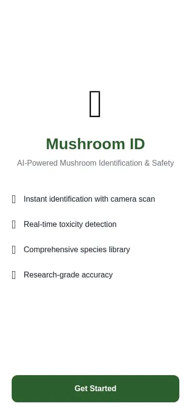 Mushroom Identification & Toxicity Classifier: AI-Powered Mobile App for Safe Foraging