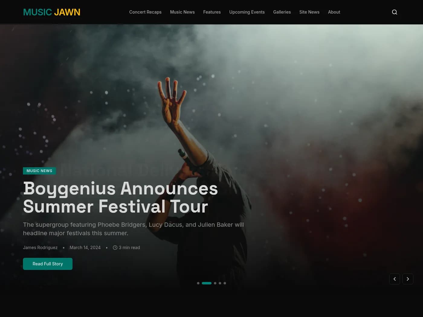 Music Jawn: Dark Modern Photo-Forward Online Music Magazine