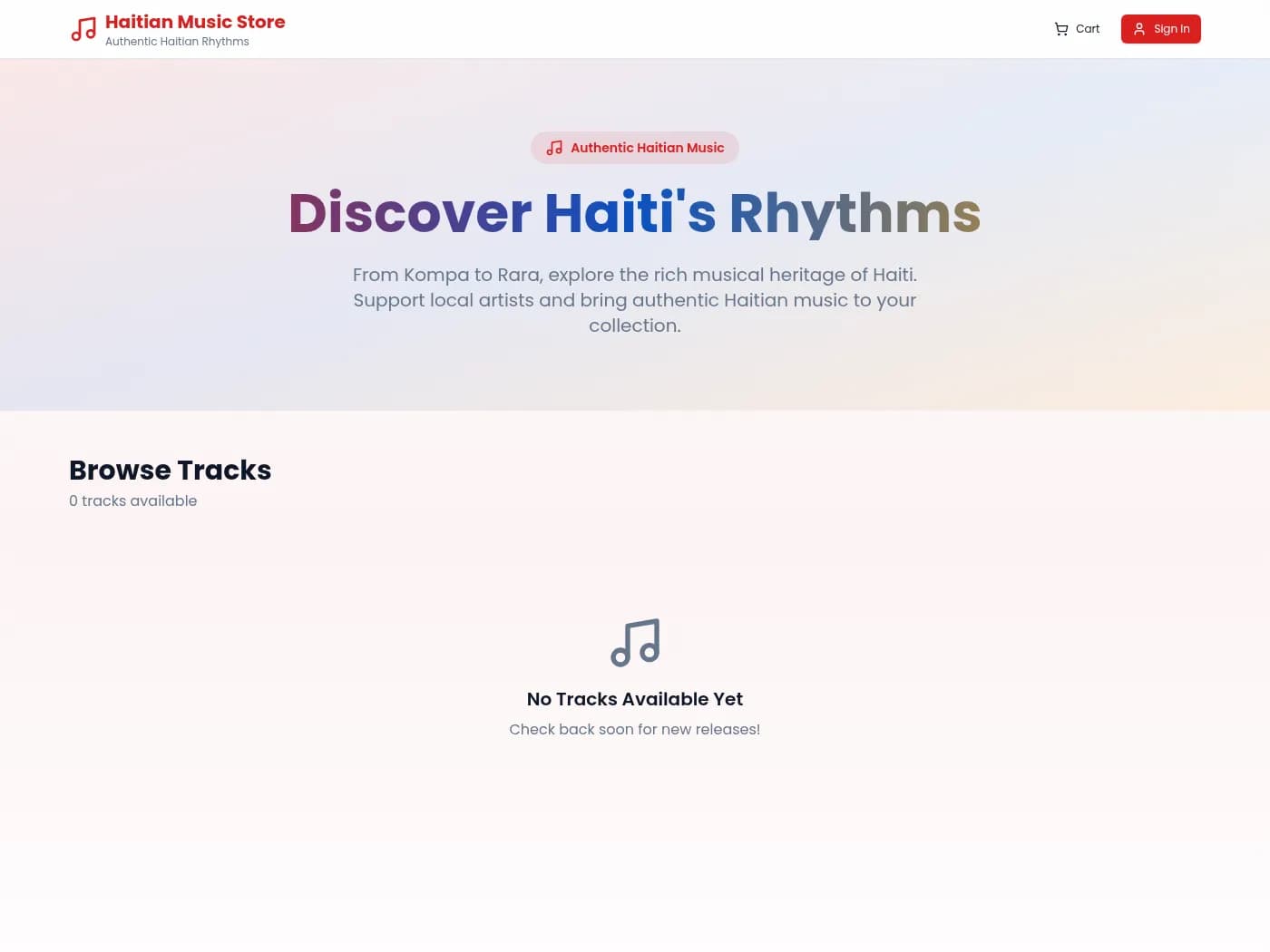 Music Storefront Platform
