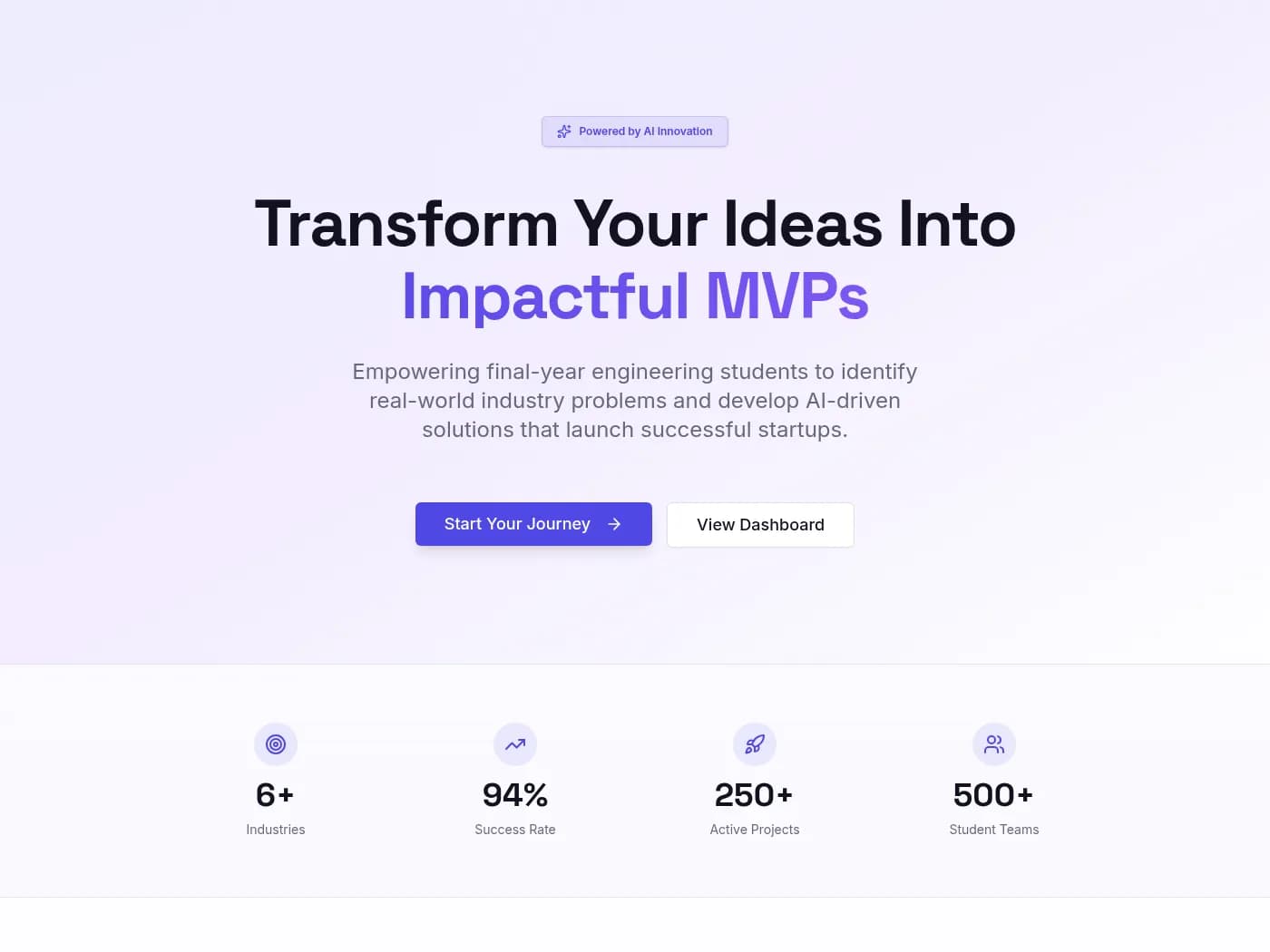MVP Consultation Platform for Engineering Students