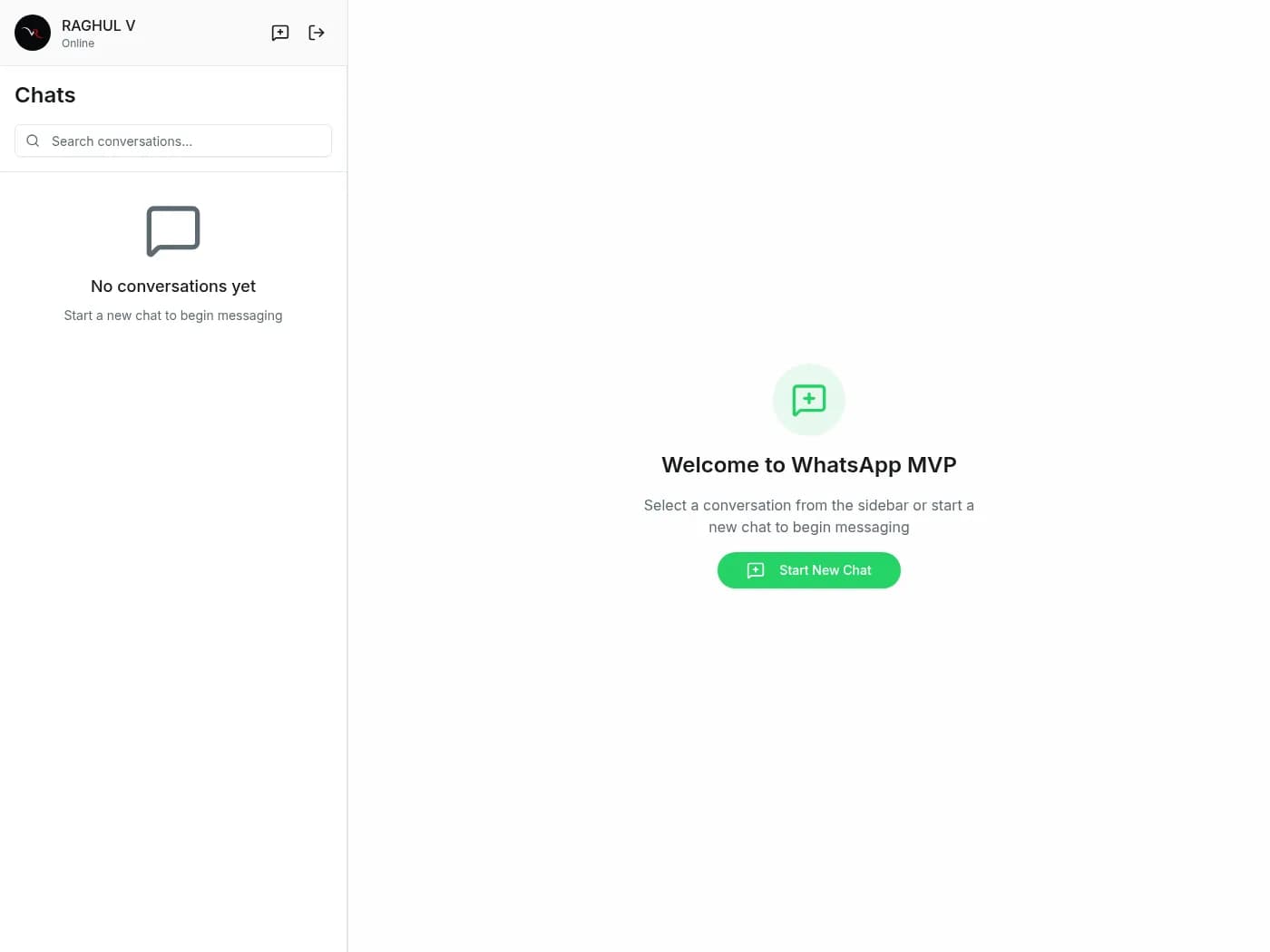 MVP Instant Messaging App Inspired by WhatsApp