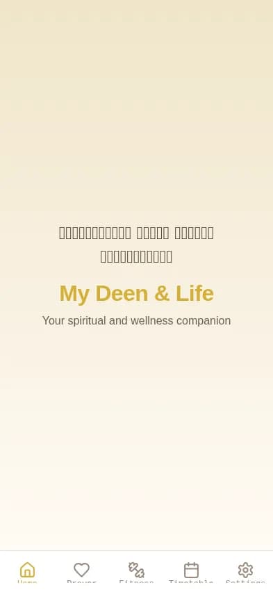 My Deen & Life: Spiritual & Wellness To-Do App