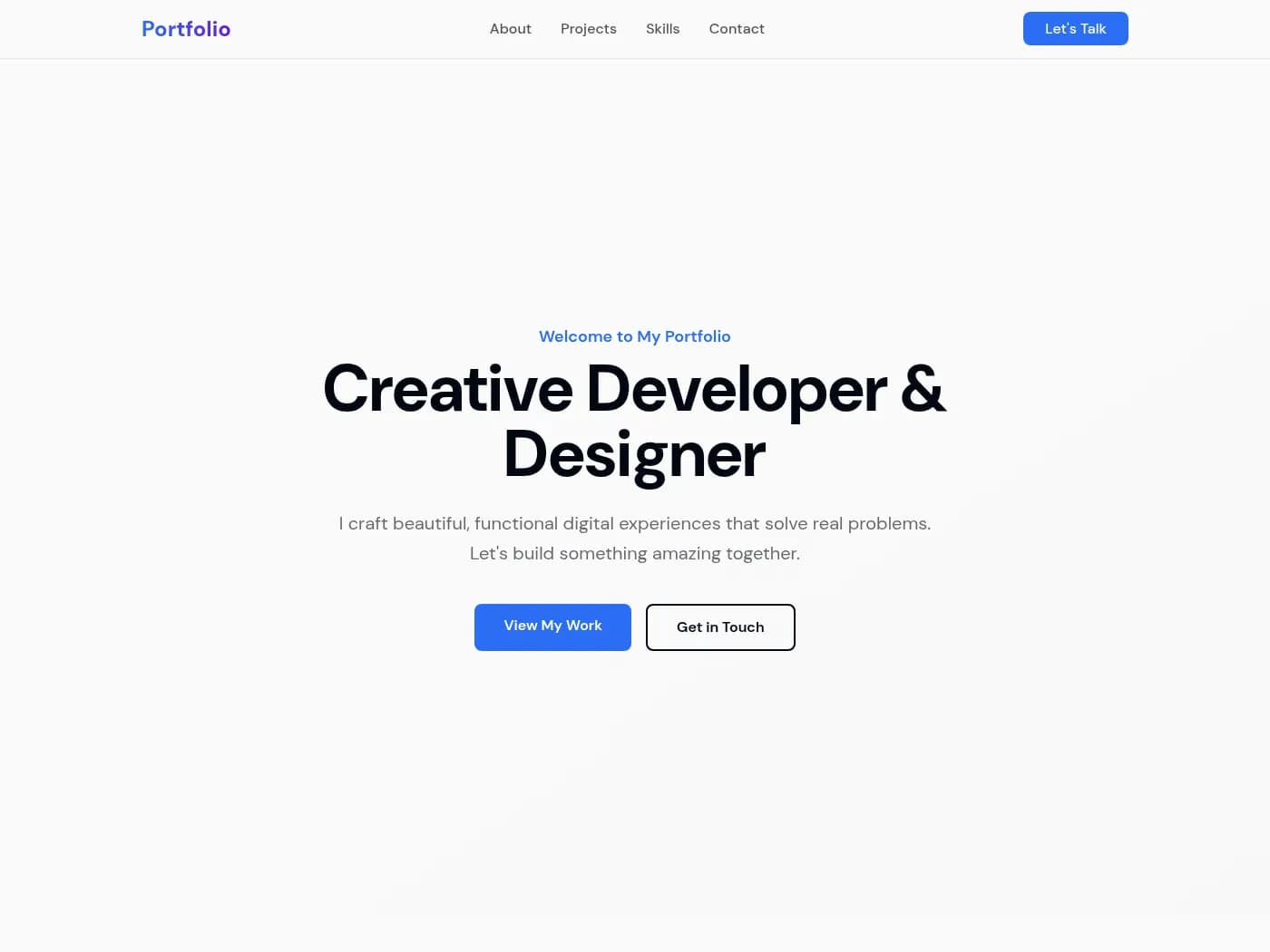 My Personal Website