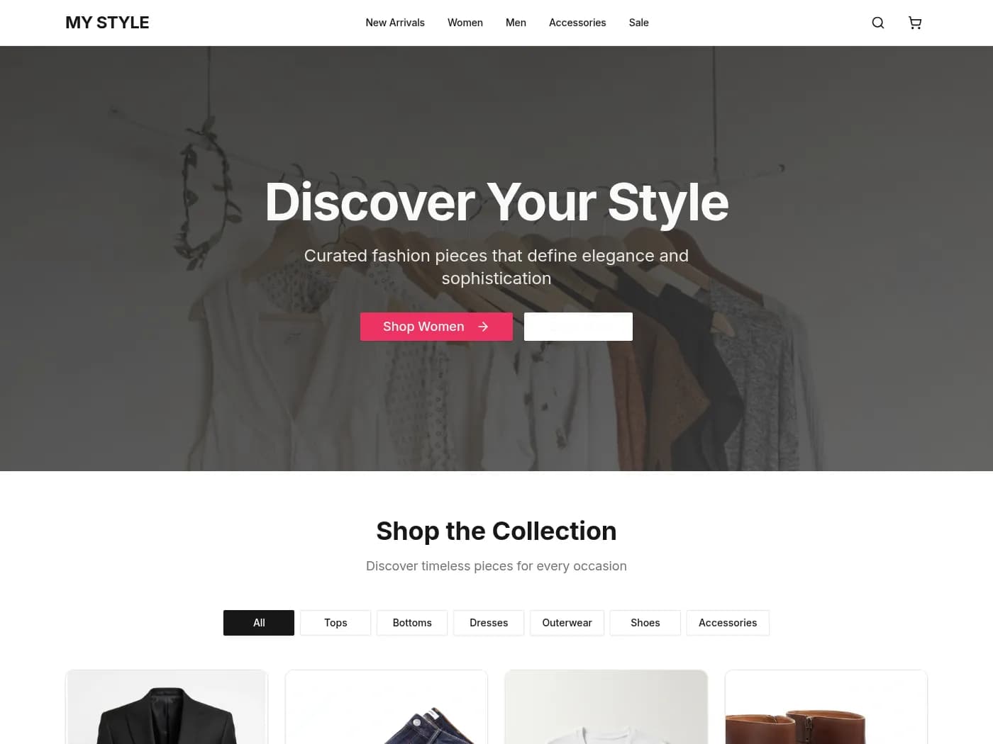 My Style E-Commerce Website