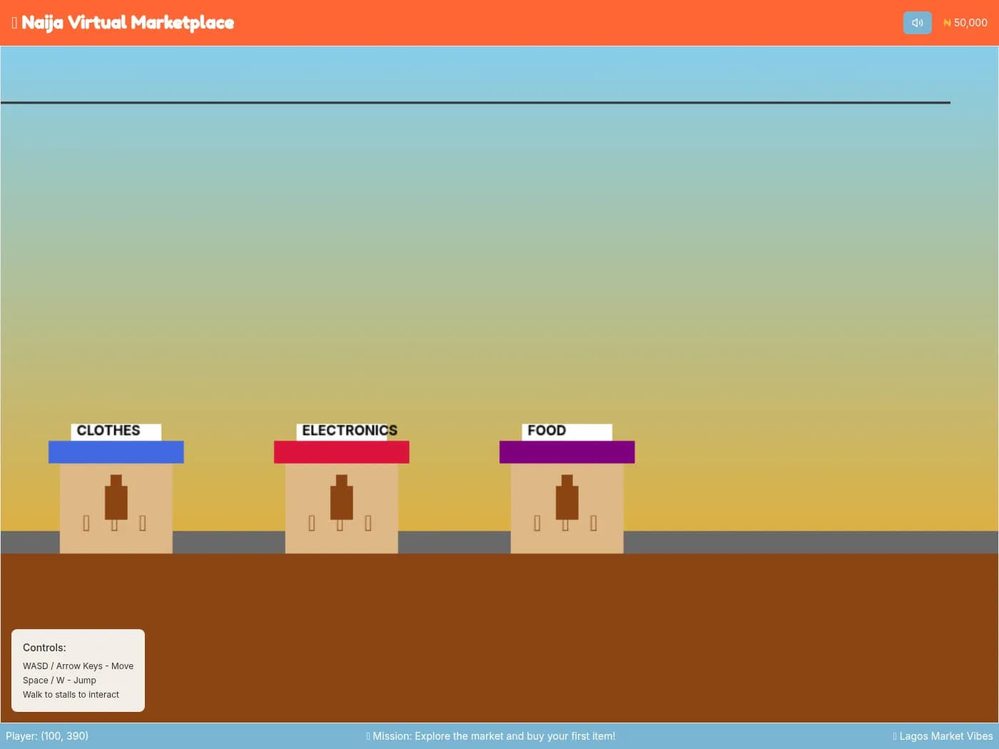 Naija Virtual Marketplace Game
