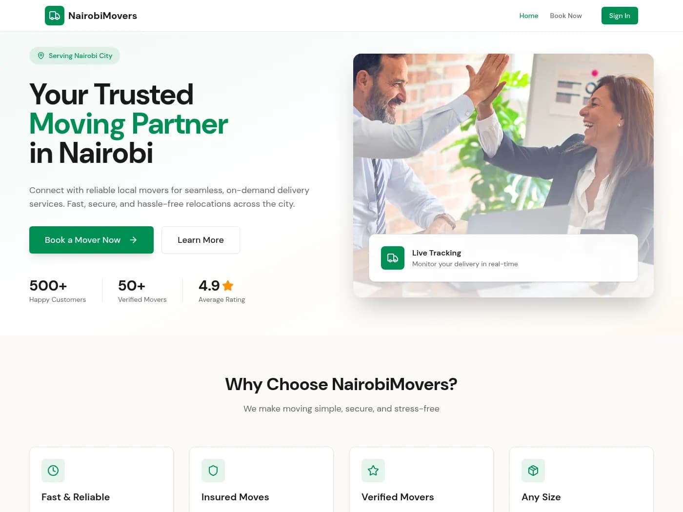 Nairobi City Movers Delivery App