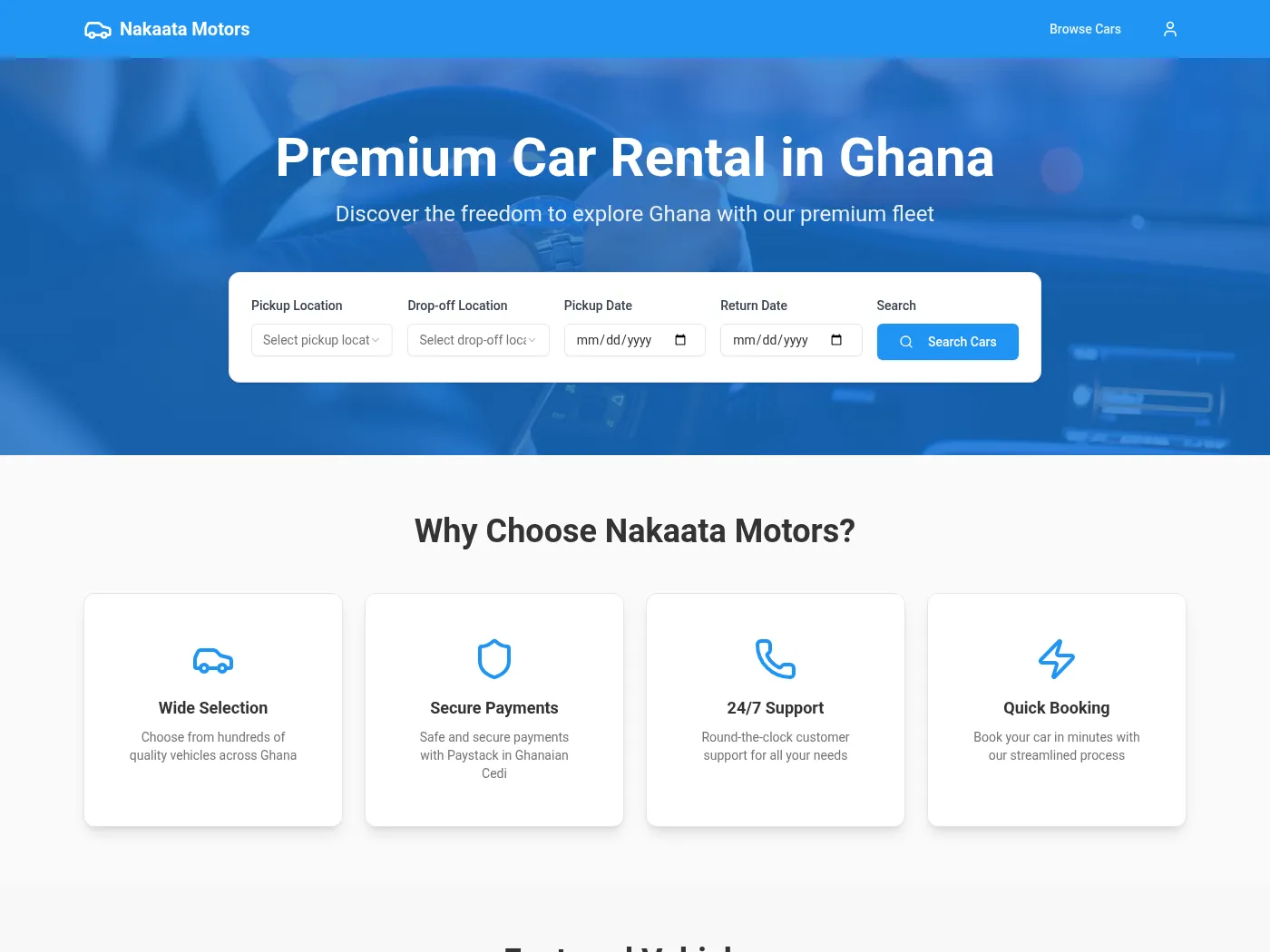 Nakaata Motors Car Rental