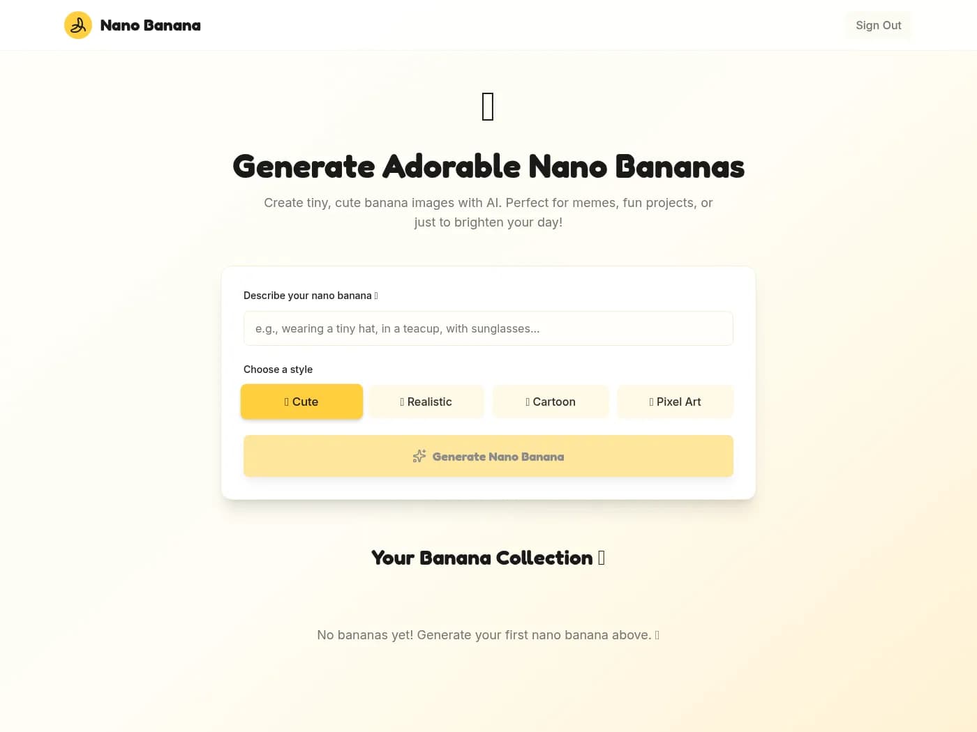 Nano Banana Image Generator