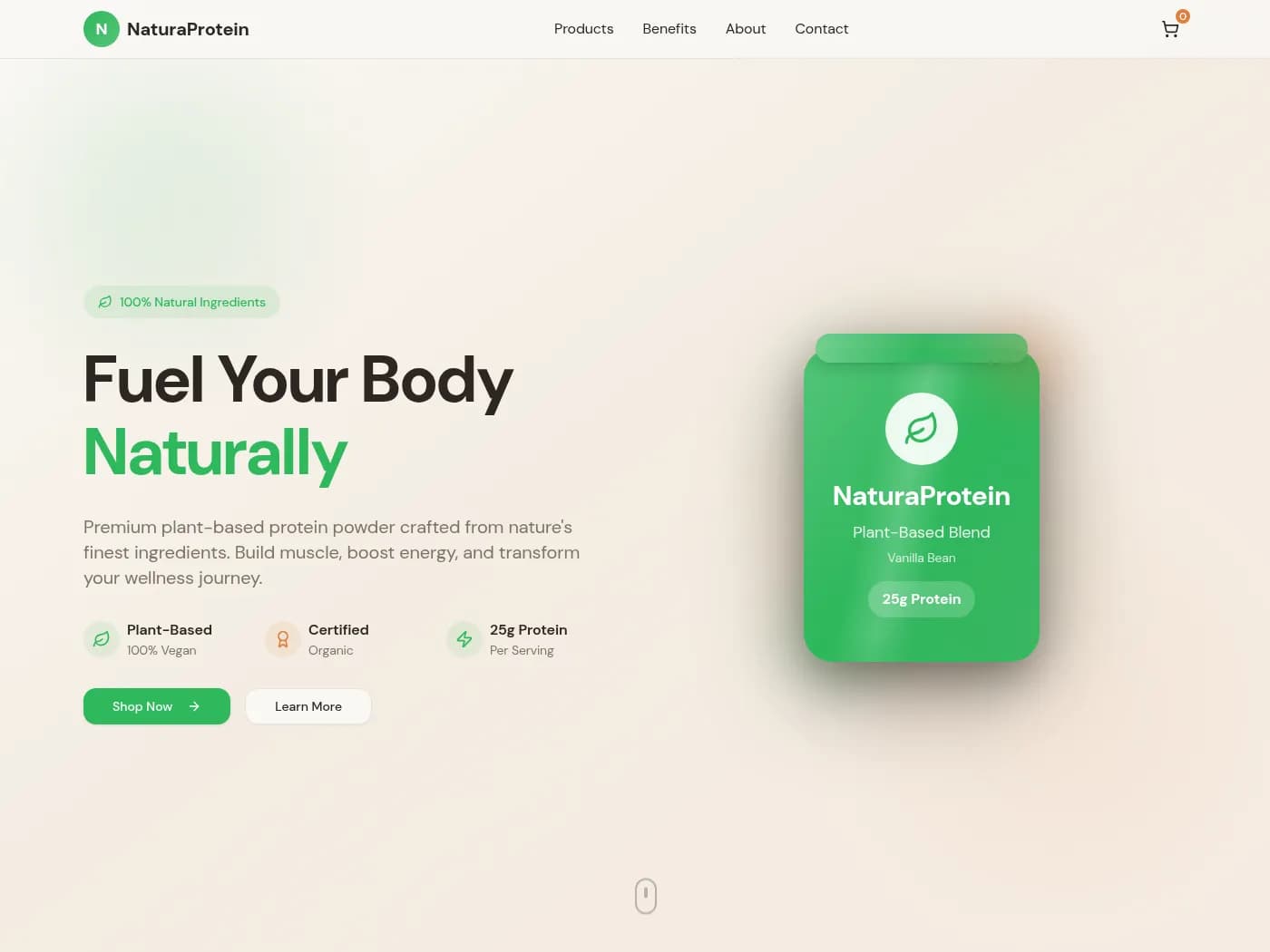 Natural Protein Dropshipping Store