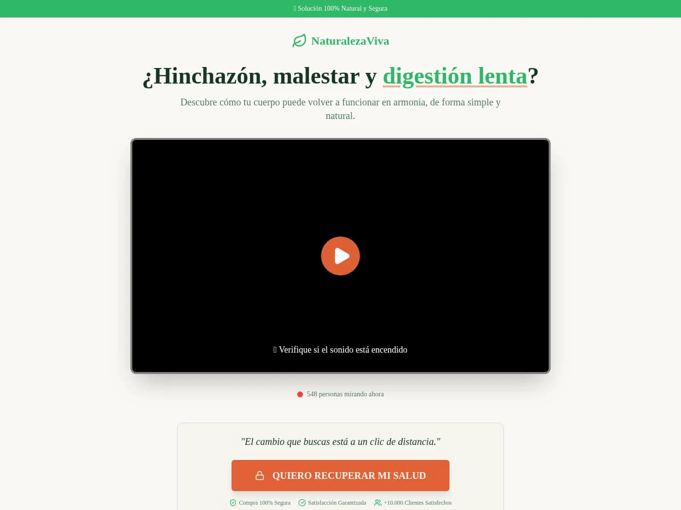 NatureFlow Inspired Web Experience