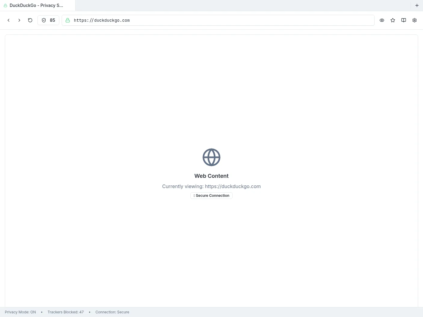 Navegador Seguro: The Privacy-First Web Browser