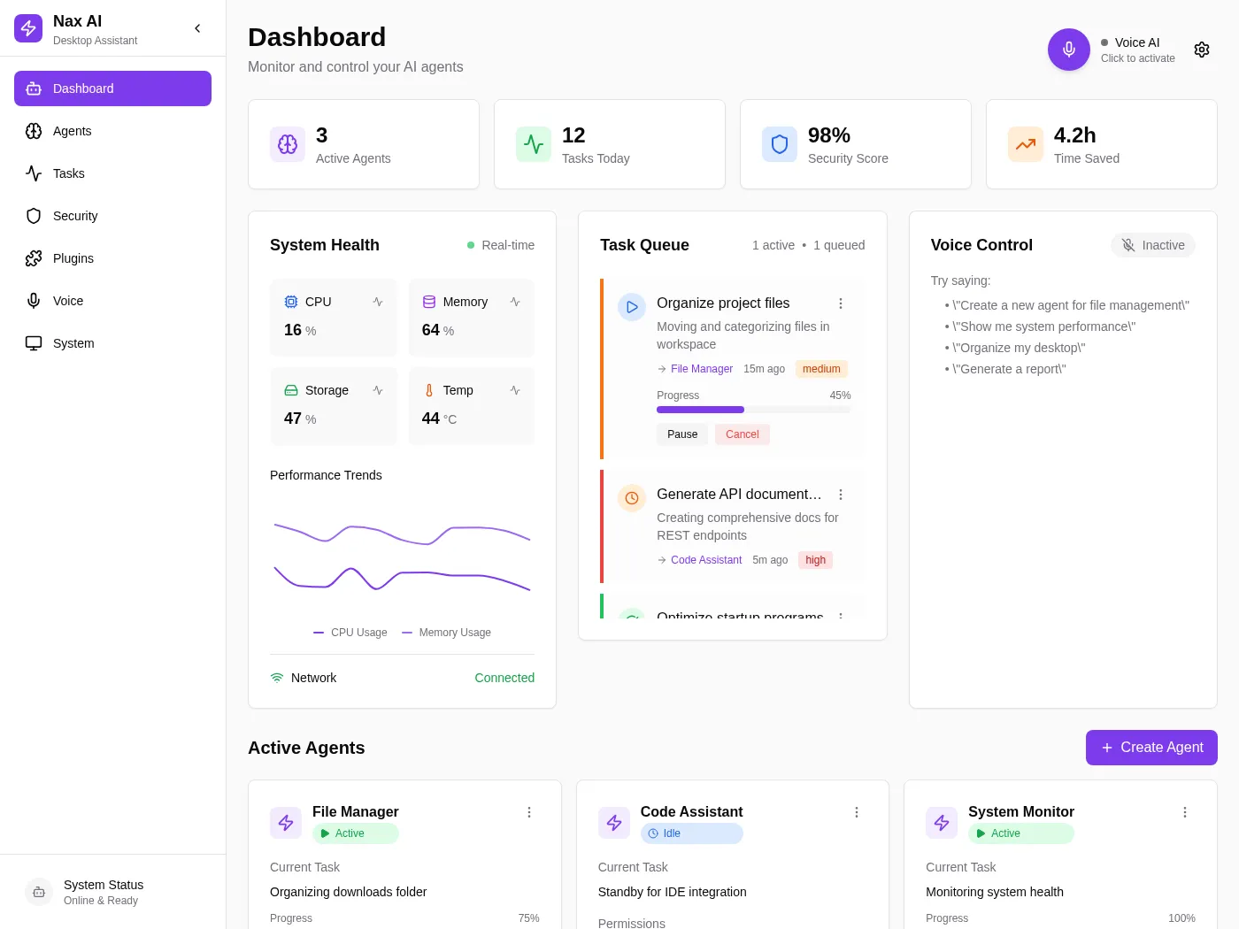 Nax AI: Advanced Local-First Open-Source Jarvis for Desktop Automation