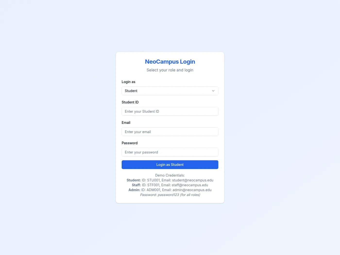 NeoCampus Academic Management System with AI-Driven Insights