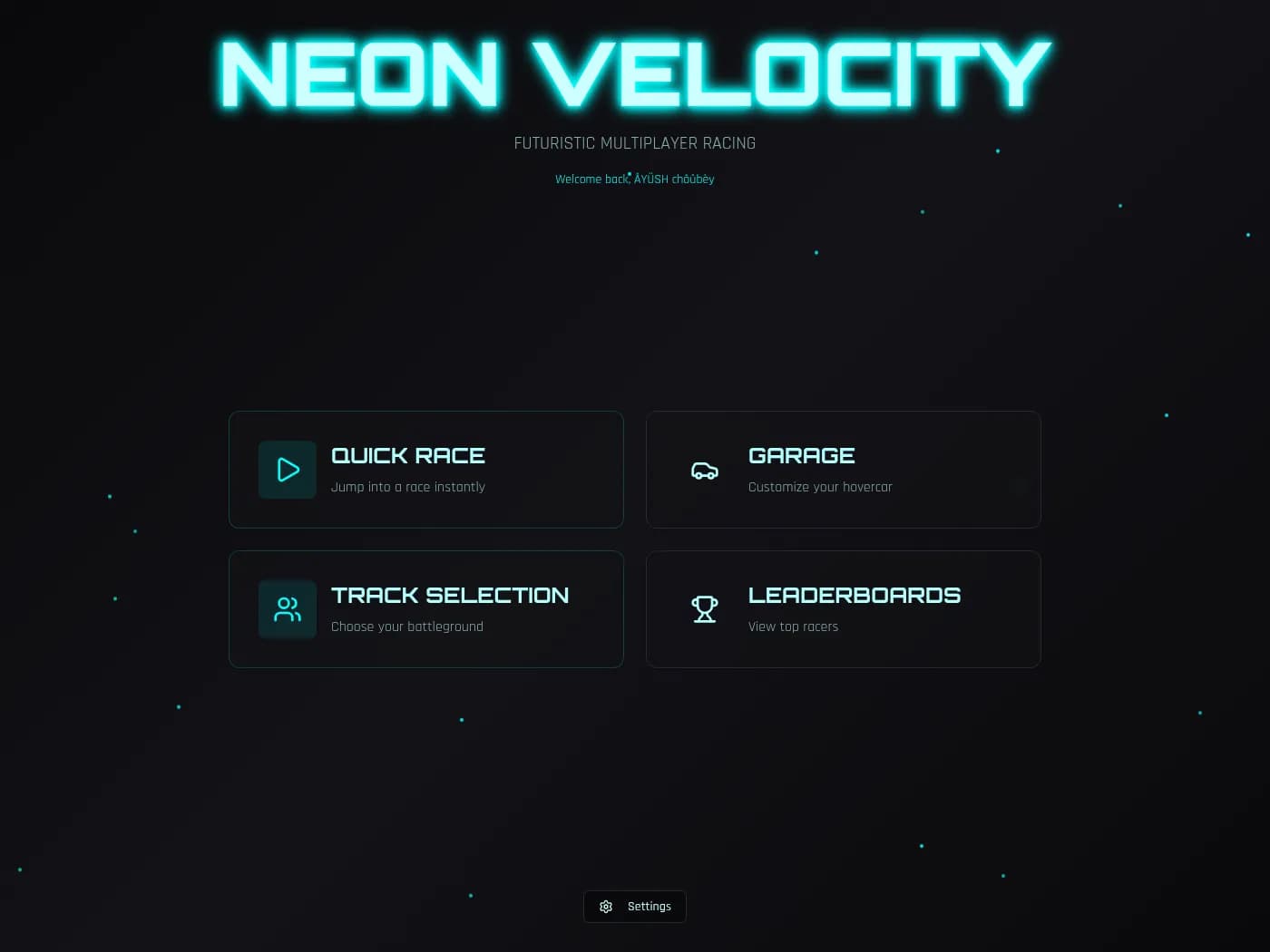 Neon Velocity: Futuristic Multiplayer Racing