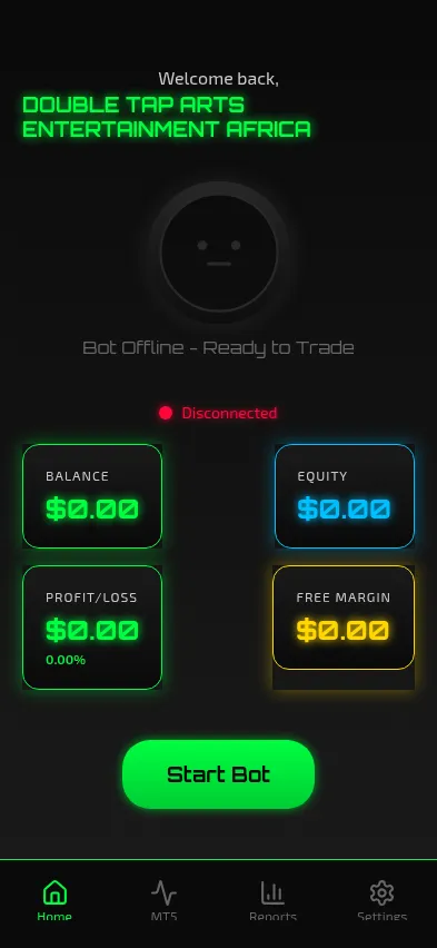 NeonTrader AI Mobile Bot for MT5 with Deriv Integration