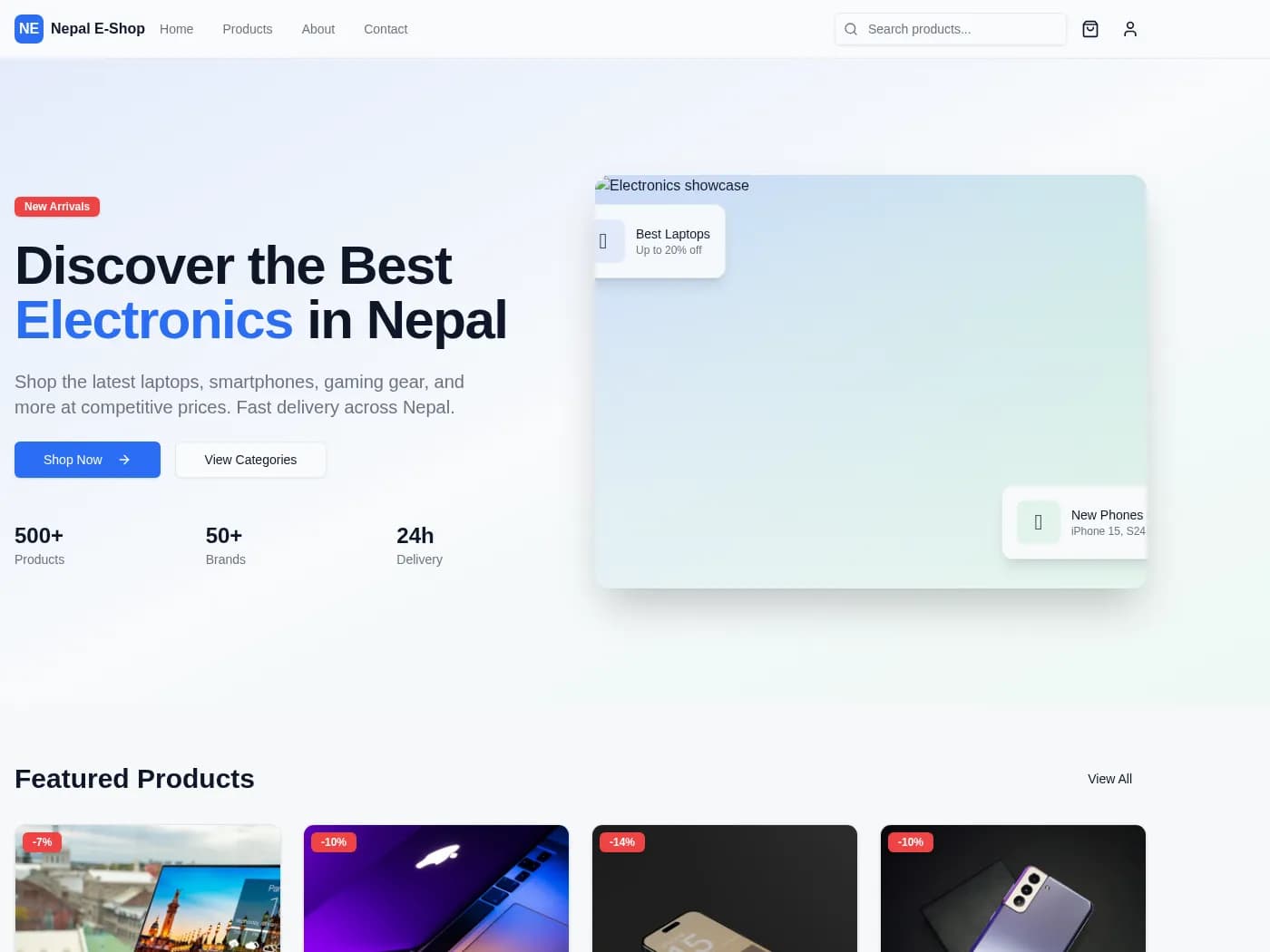 Modern Nepal E-Commerce