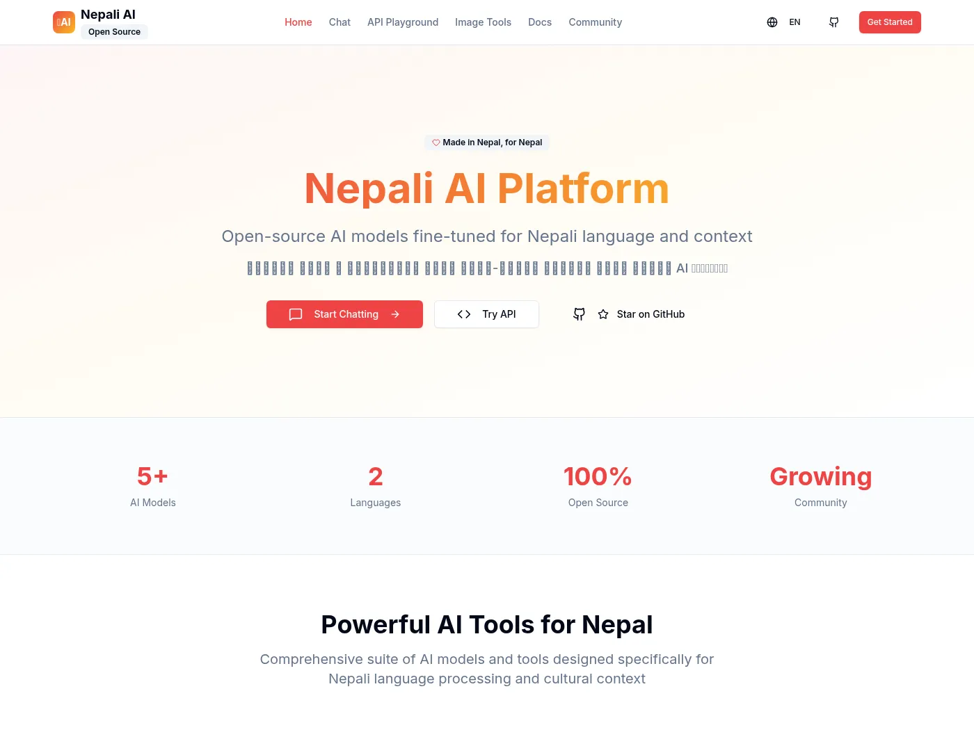 Nepali AI Platform: Open-Source Language & Multimodal Models for Nepal
