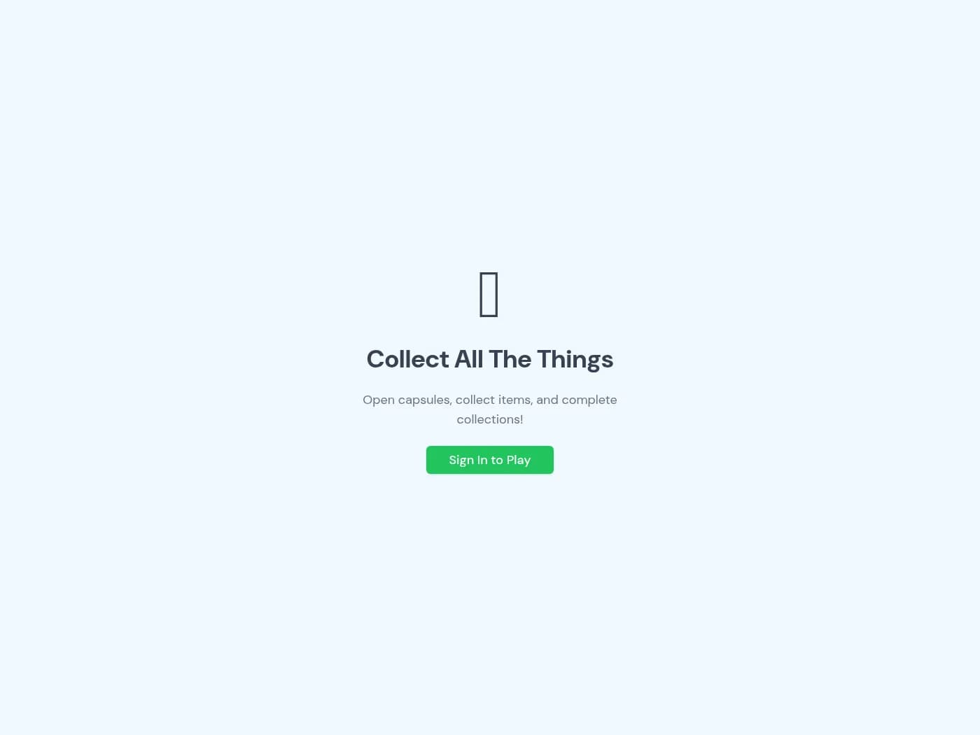 Nested Collection Web Game