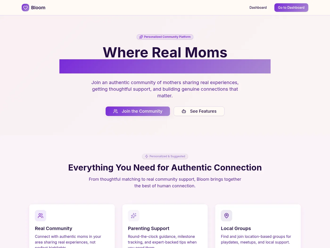 Bloom Community Platform