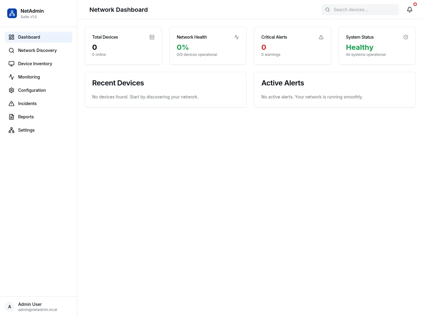 NetAdmin Suite: Unified Network & System Administration Platform