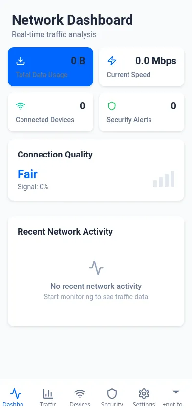 NetAnalyzer Mobile: Native Network Traffic Analysis App