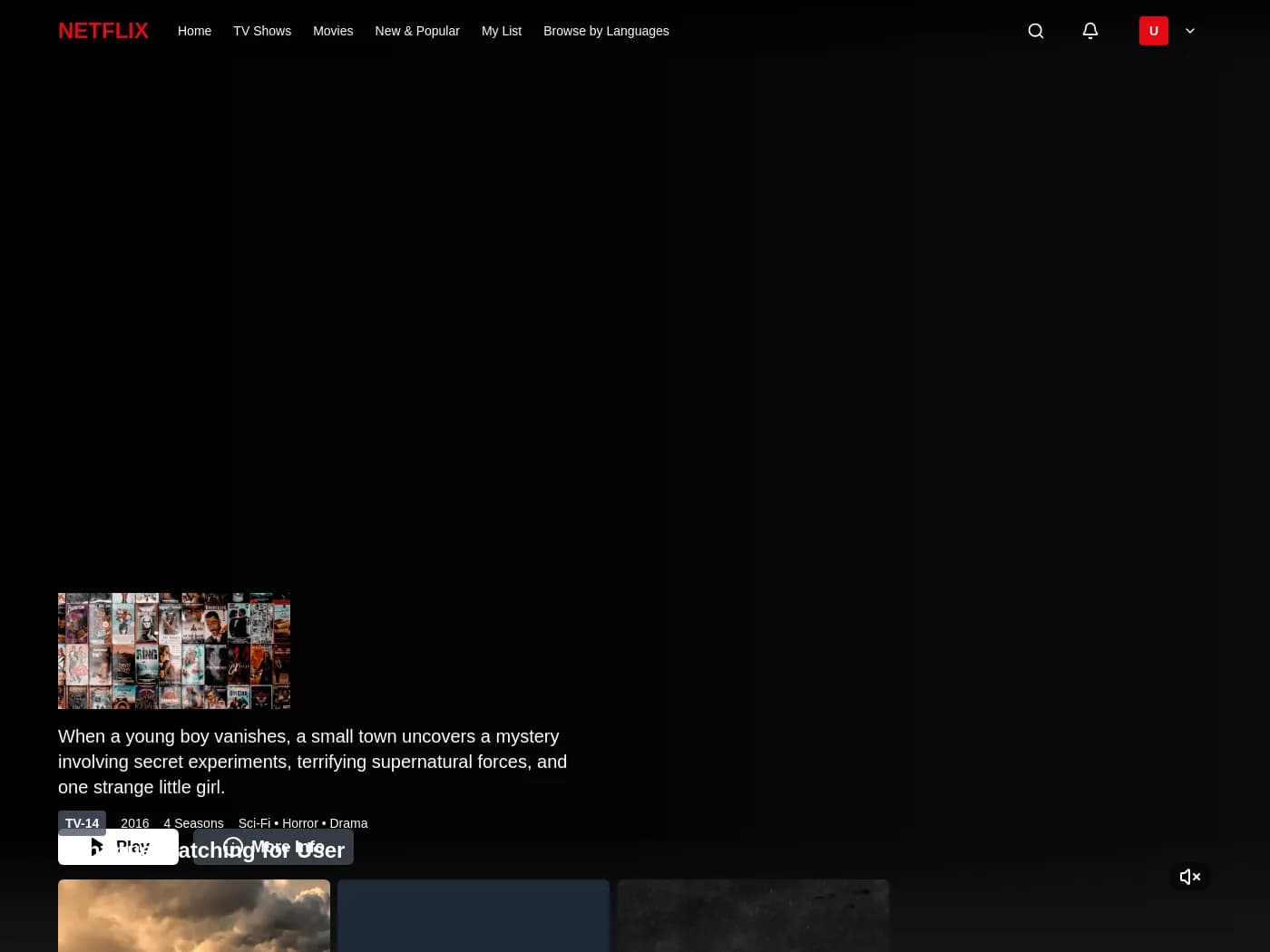 Netflix Clone Website