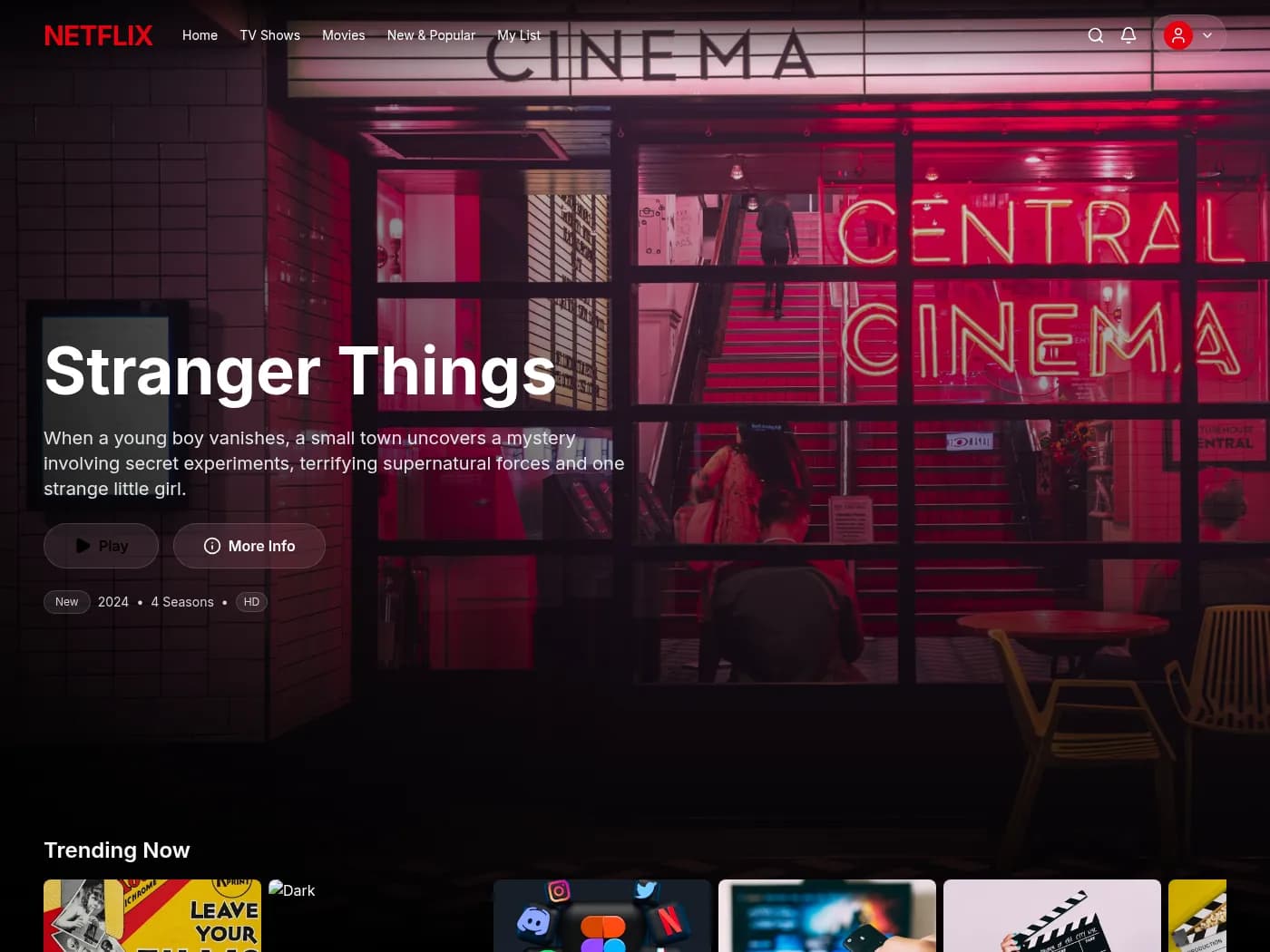 Netflix Glass Pill Clone