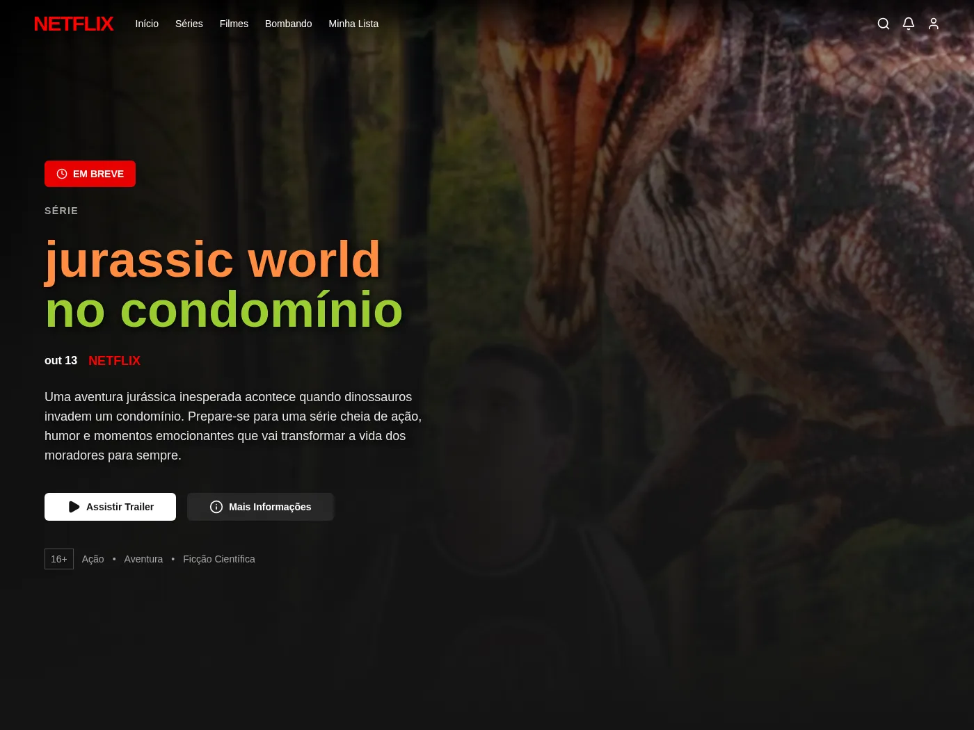 Netflix Series Clone with Coming Soon Feature