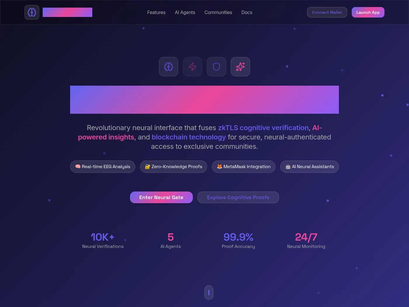 NeuroLink Gate - Cognitive Blockchain Authentication Platform