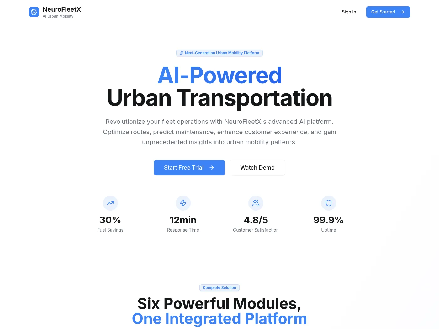 NeuroFleetX - AI Urban Mobility Optimization Platform