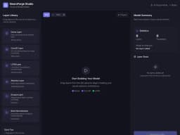 NeuroForge Studio: Visual AI Model Builder