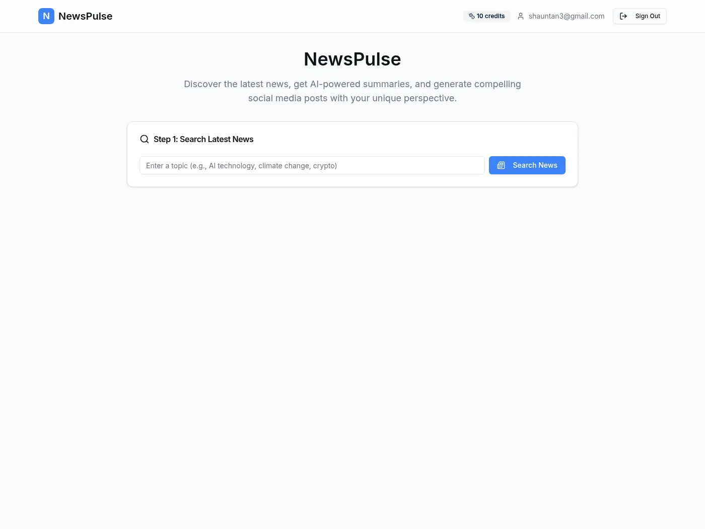 News Summarizer & Opinionated Social Post Generator
