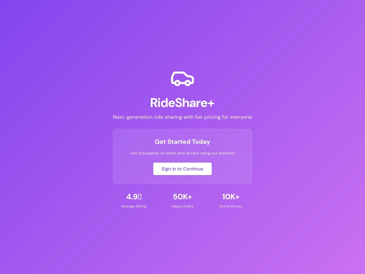 Next-Gen Ride-Sharing Platform