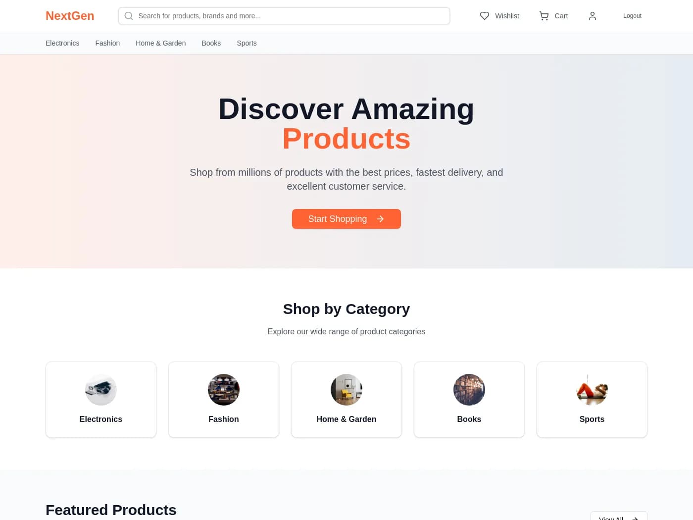 NextGen eCommerce Platform