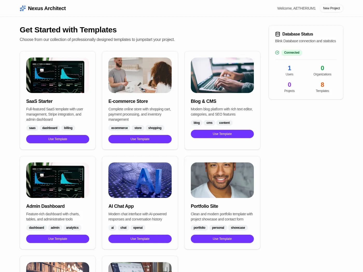 Nexus Architect: Full-Stack App Generator