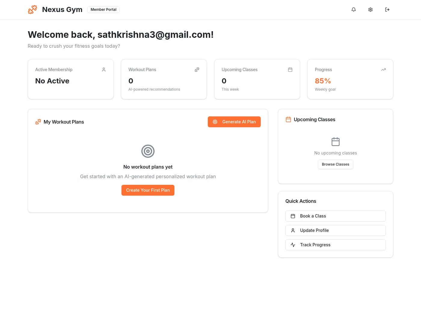Nexus Gym Management Platform