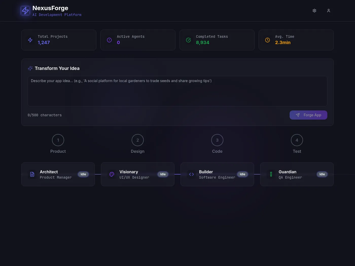 NexusForge: Autonomous AI-Powered Application Development Platform