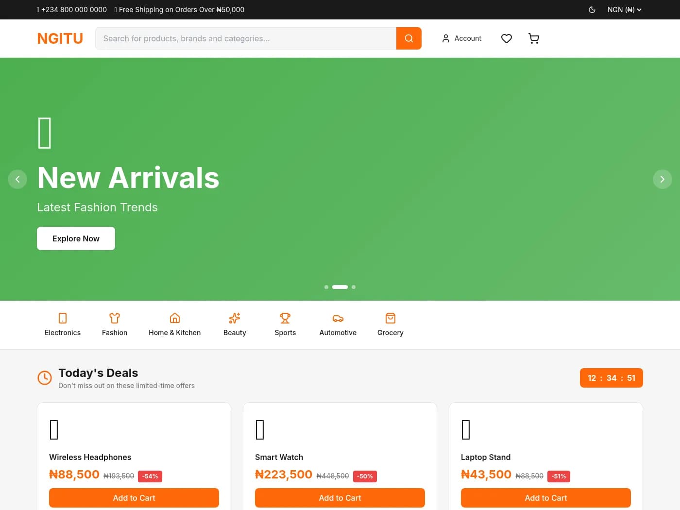 NGITU: A Next-Generation Multi-Vendor E-Commerce Marketplace