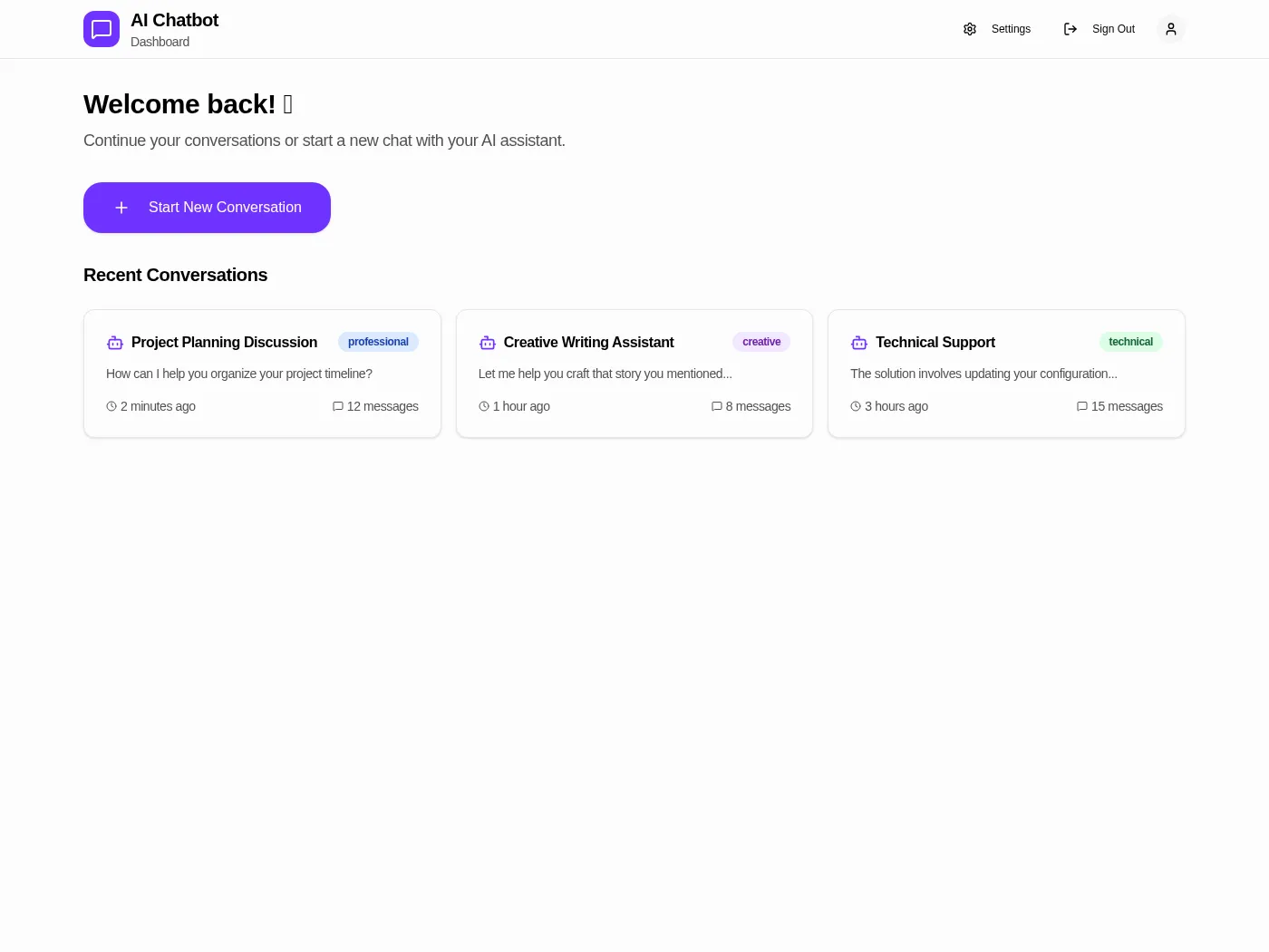 AI Chatbot Platform