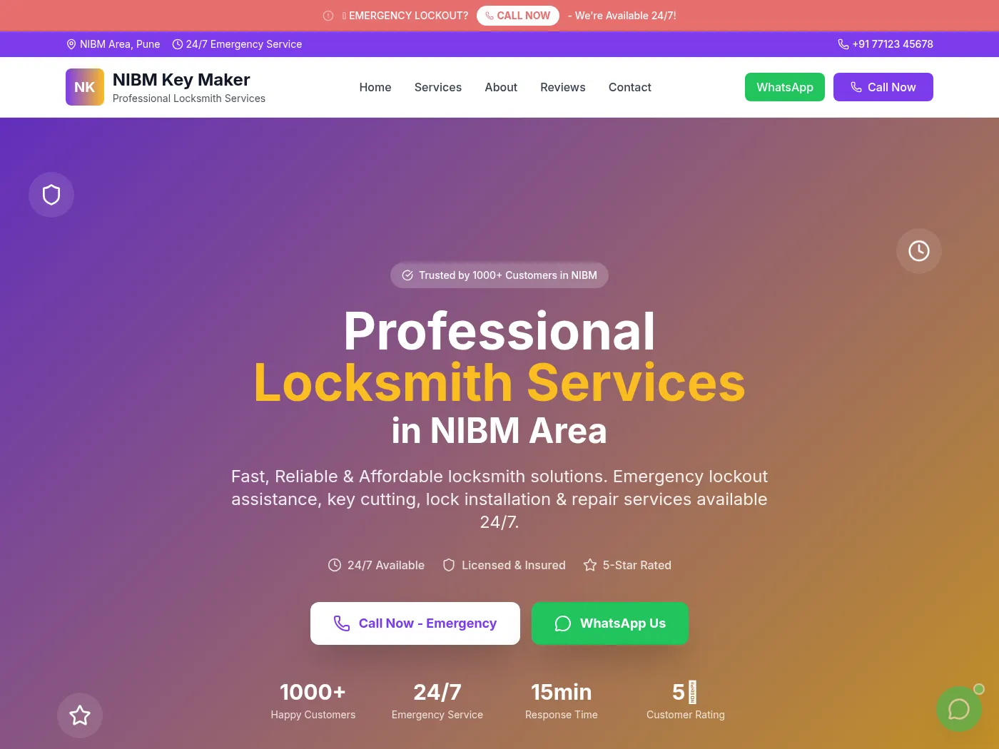 NIBM Key Maker - Premium Local SEO Service Website