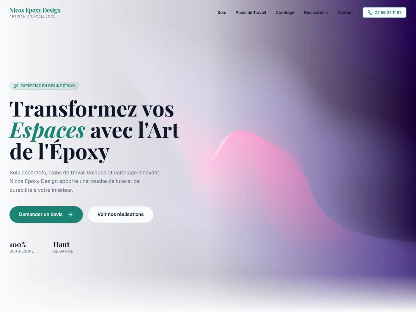 Nicos Epoxy Design Site