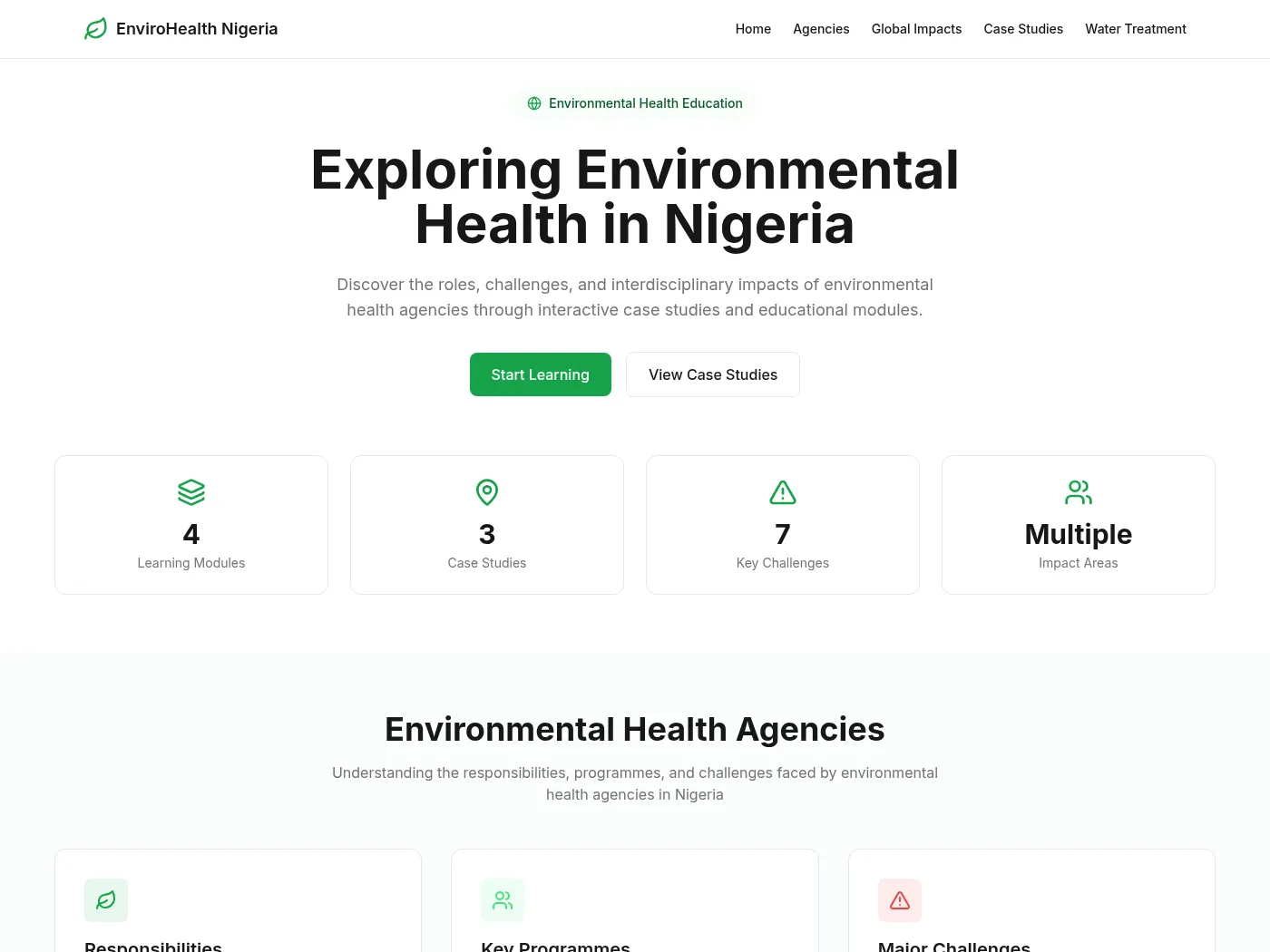 Nigerian Environmental Health Explorer