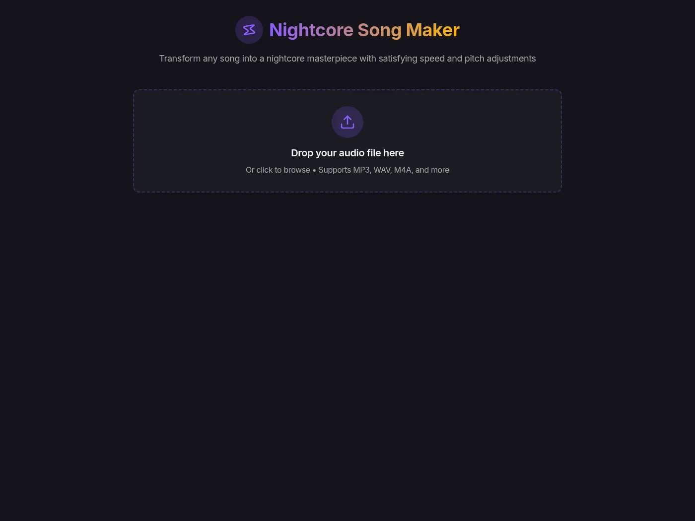 Nightcore Song Maker