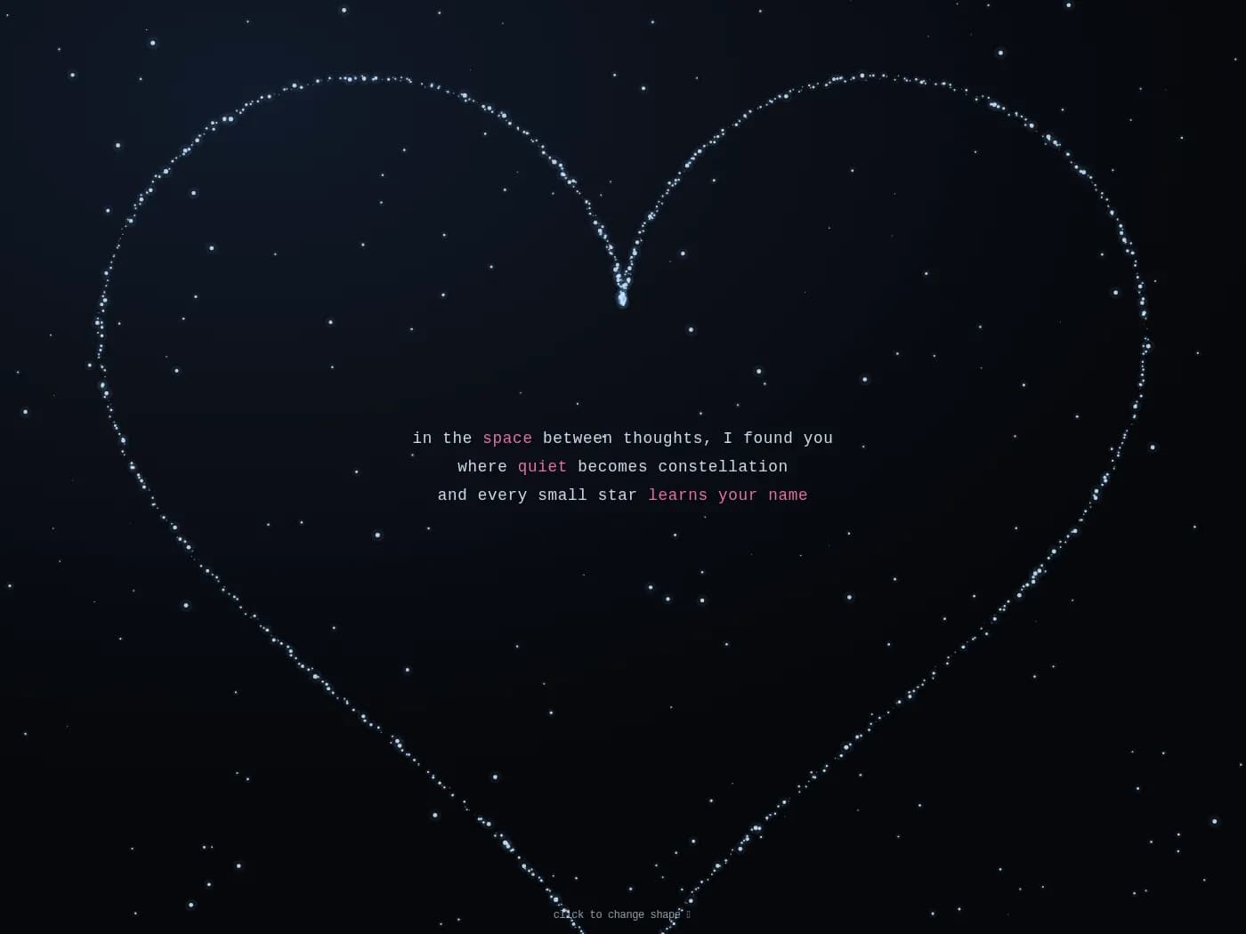 NITA Constellation Interactive Particle Art