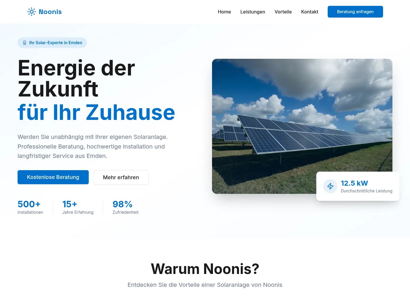 Noonis.de Modern Redesign