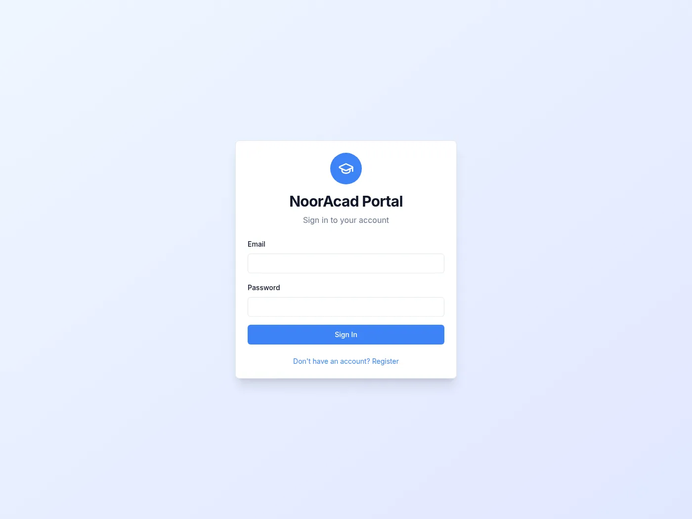 NoorAcad – Centralized Role-Based Academic Management Portal for Colleges