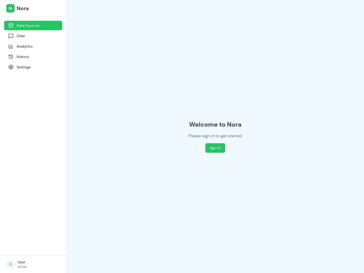 Nora: Conversational Data Analysis Platform